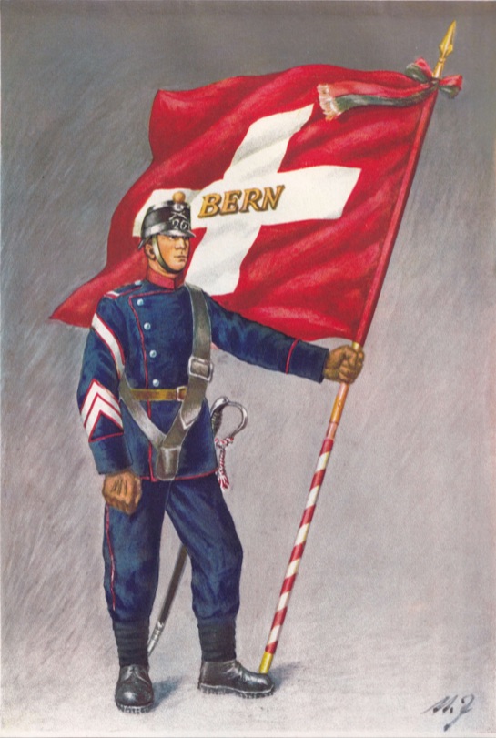 Swiss Army Flags