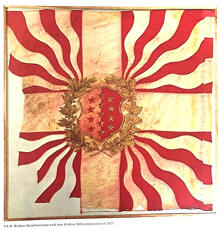 Swiss Cantons War and Military Flags