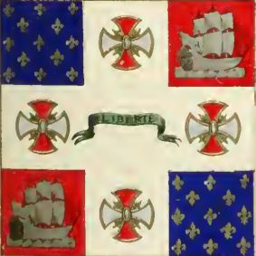 Colors of the Paris National Guard (France) during the French ...