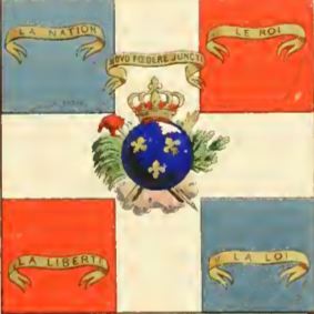 Colors of the Paris National Guard (France) during the French ...