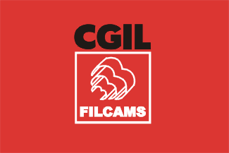 CGIL - Italian General Confederation of Labour - Federations Flags
