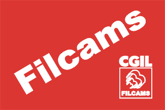 CGIL - Italian General Confederation of Labour - Federations Flags