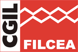 CGIL - Italian General Confederation of Labour - Federations Flags