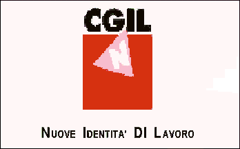 CGIL - Italian General Confederation of Labour - Federations Flags