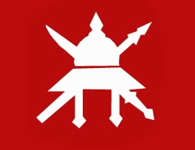 Myanmar (Burma): Army flags