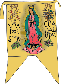 Evolution of the Mexican flag