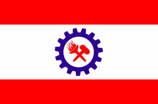Nepali Trade Union Flags