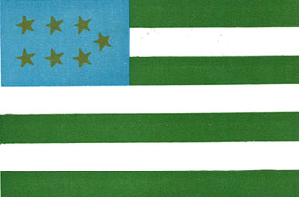 Flag of the Confederation of Mountain Peoples of the Caucasus : r ...