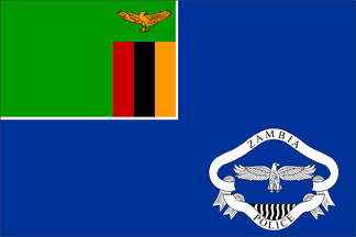 Zambia - Police flags